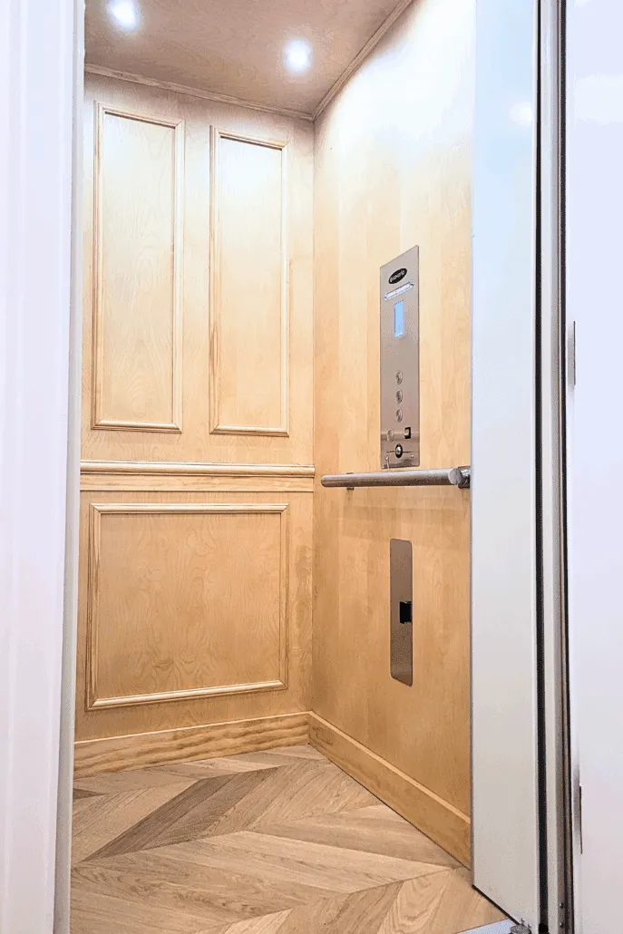 residential elevator cab interiors