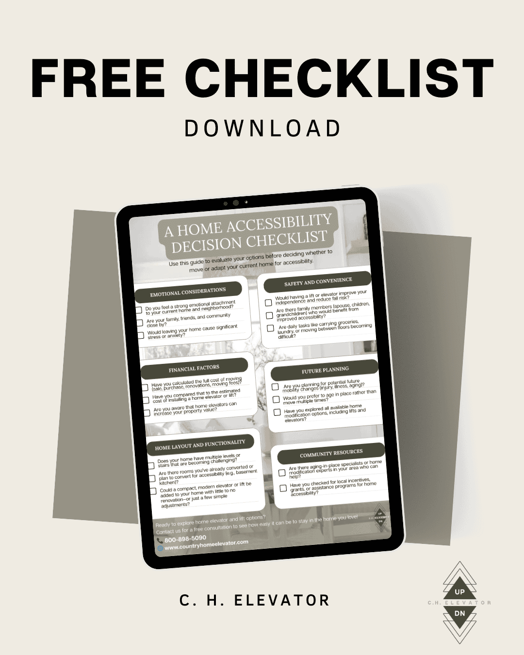 To Move or Modify? Home Accessibility Guide + Free Checklist